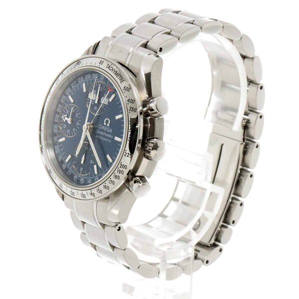 OMEGA Speedmaster Triple Calendar 3523 80 Automatic Blue Dial Mens ...
