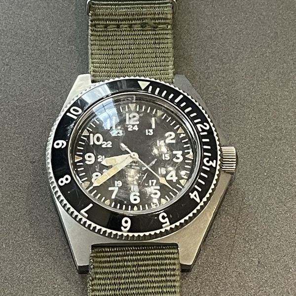 Vintage Benrus Type 2 Class A Military Diver Watch Navy Seals/Army ...