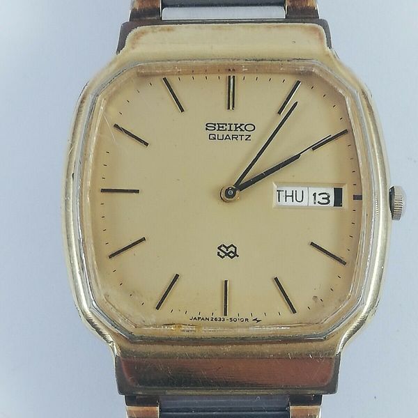 Vintage SEIKO SQ 2633-5010 Quartz Watch One Jewel Japan Made Working ...