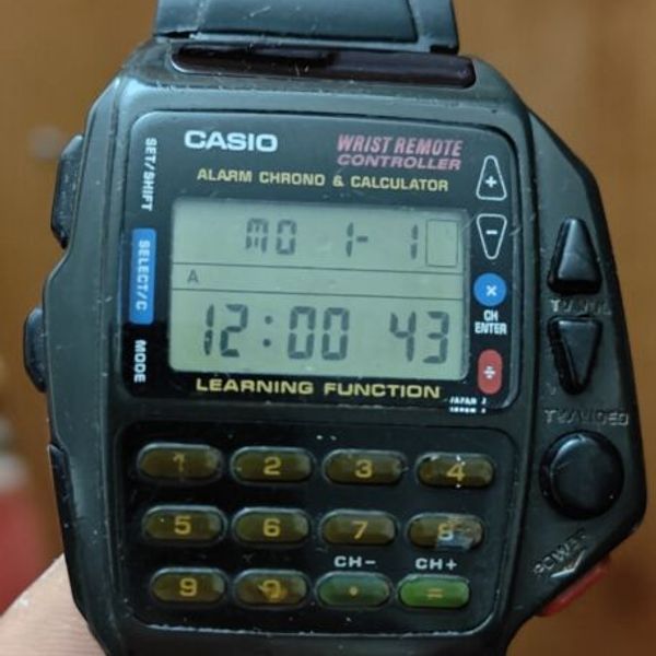 CASIO CMD-40 WRIST REMOTE CONTROLLER CASIO REMOTE CONTROL WATCH VINTAGE ...