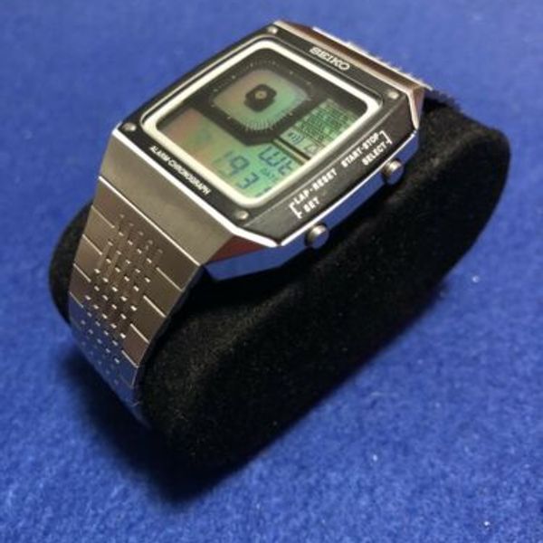 Vintage Seiko G757-4010 Lcd James Bond Style Mens Watch - ExcellentCond ...