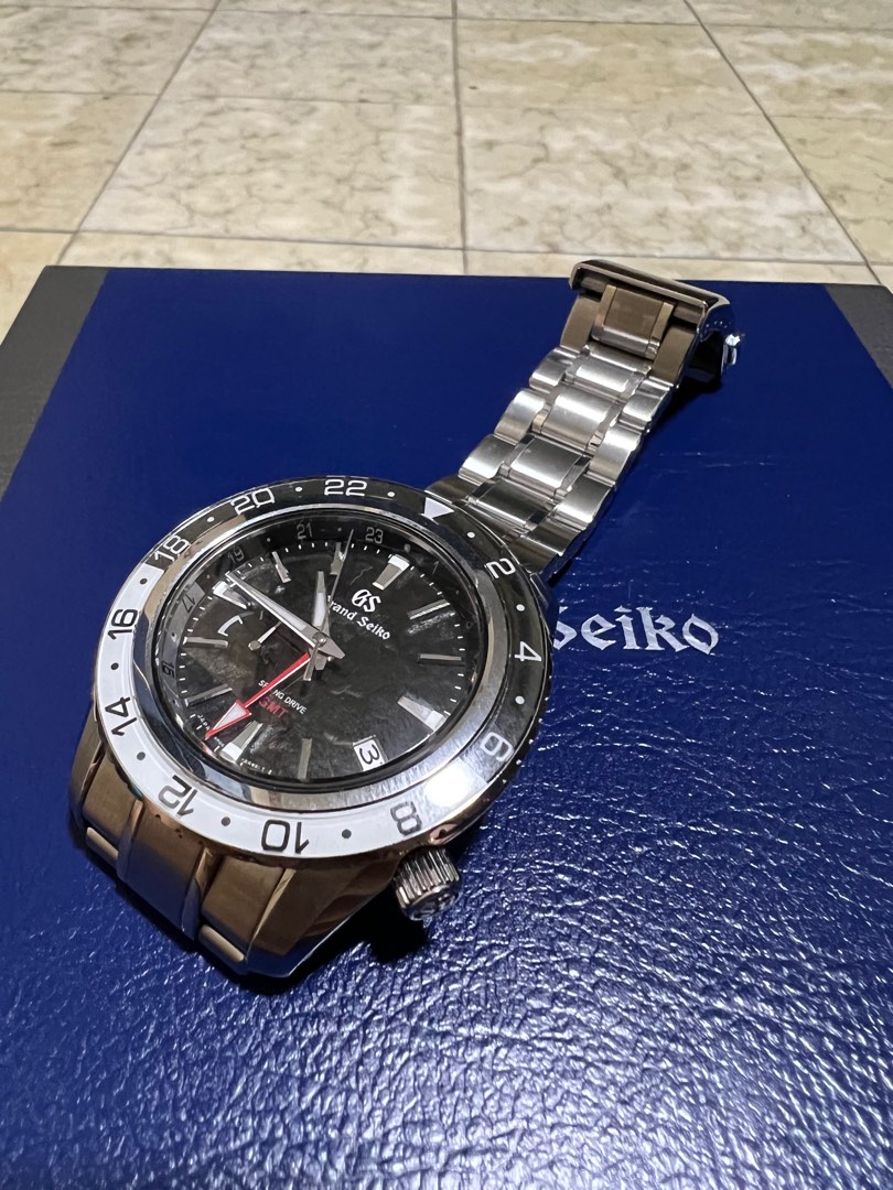 Grand Seiko Spring Drive GMT SBGE277 Cloud Black Dial | WatchCharts ...