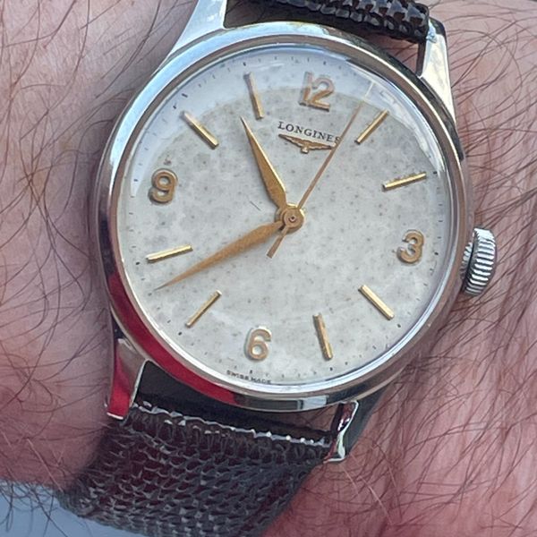 Vintage 1950s Longines Manual Wind Gents Watch | WatchCharts Marketplace