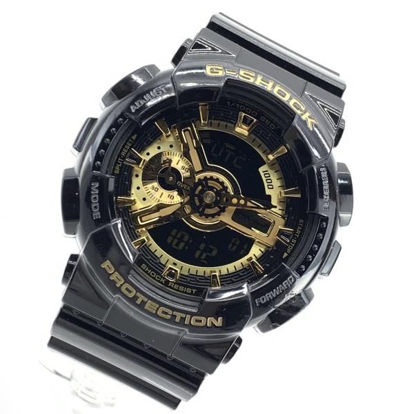 CASIO Casio Watch GA110GB G-SHOCK G-SHOCK Black Gold Black Gold Anadigi ...