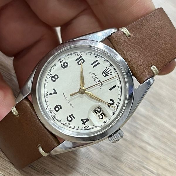 ROLEX OYSTER 6494 PRECISION Cal. 1215 34MM STAINLESS STEEL VINTAGE ...