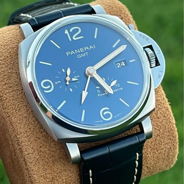 FS: Panerai Luminor Due GMT Blue Dial 3 Day Power Reserve 45mm PAM 964 ...