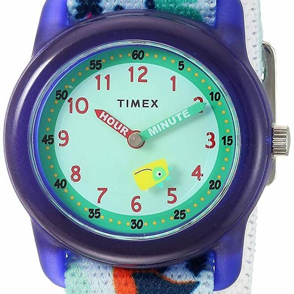Timex Kid's Time Machines Dinosaurs Elastic Strap Watch, TW7C77300 ...