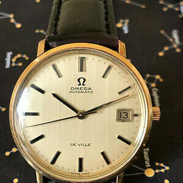 Vintage 1969 Omega Deville men's watch, Beautiful orig dial, Ref 166033 ...