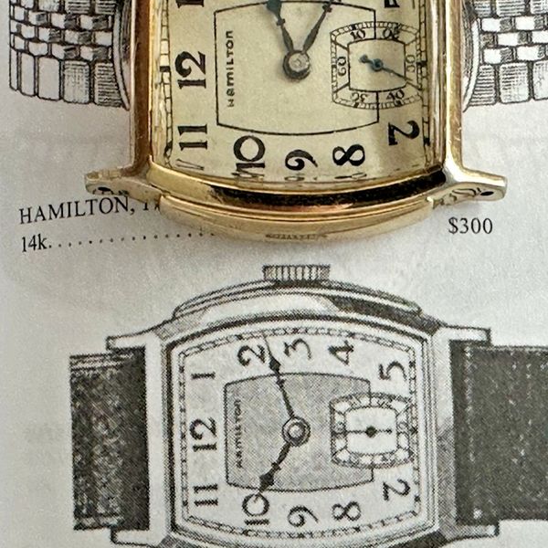 * Vintage 1936 Menâ s Hamilton "Morley" Watch 987A Cal. 17 Jewels RUNS ...