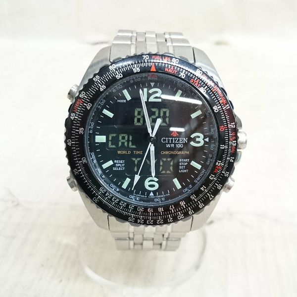 [Used] CITIZEN PROMASTER / Quartz watch / Digiana / Stainless steel ...