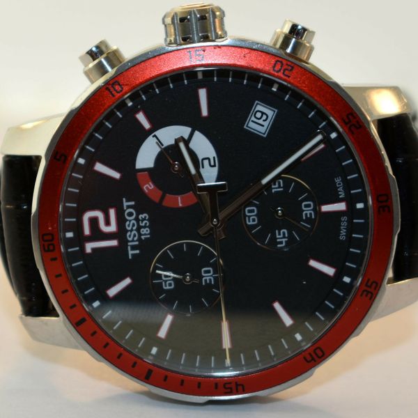 TISSOT QUICKSTER CHRONOGRAPH FOOTBALL MENS WATCH T095449A | WatchCharts ...