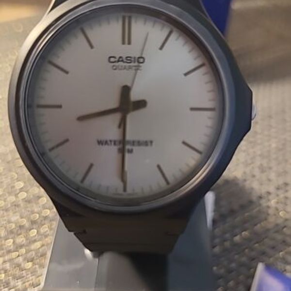 Mens Casio Quartz Watch 3 Hand Anolog Water Resistant 50m | WatchCharts ...