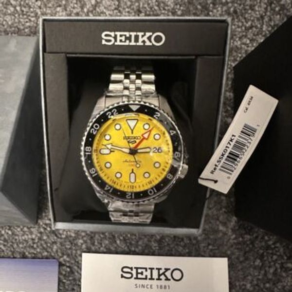 Seiko 5 Sports Yellow SKX GMT U.S.A EXCLUSIVE - SSK017K1 Automatic ...