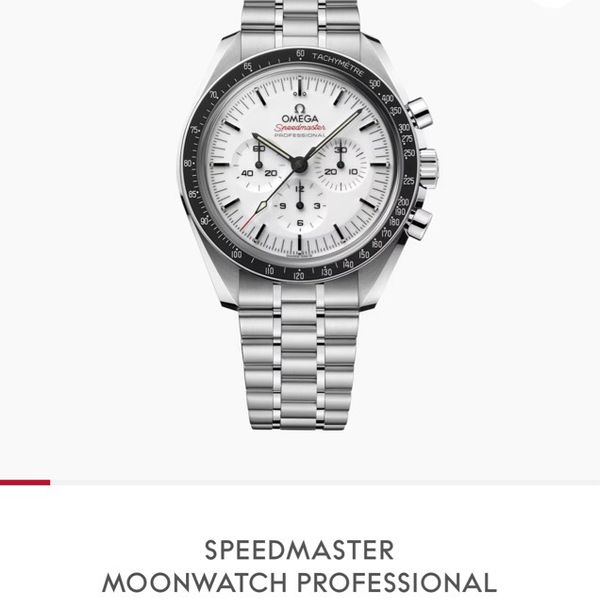 Omega Speedmaster Professional (white dial) | WatchCharts Marketplace