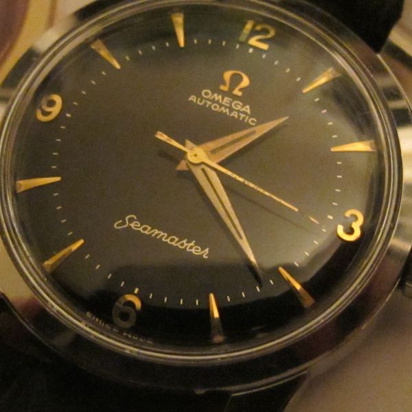 FS - Circa 1956 Omega Seamaster Ref. 2846, Beautiful Black Dial and ...