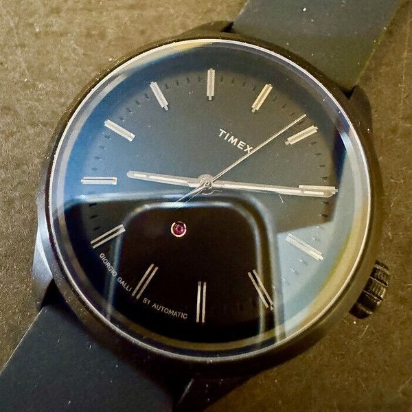 TIMEX Giorgio Galli S1 Automatic 38mm Black | WatchCharts Marketplace