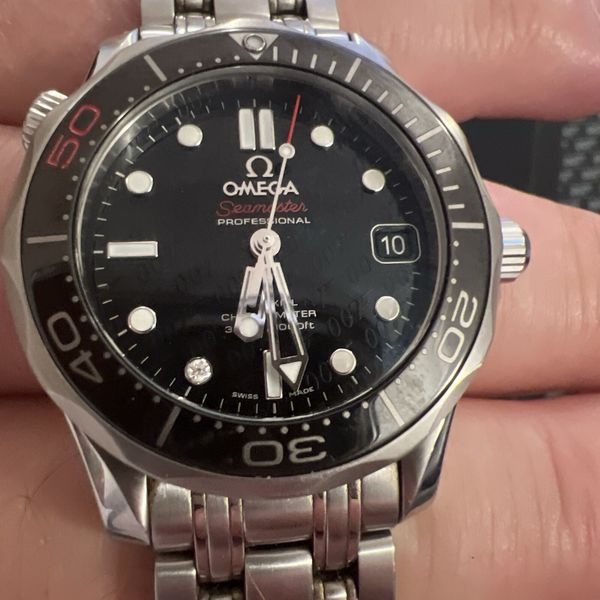 Omega Seamaster James Bond 007 50th Anniversary Watch**DIAMOND Set At 7 ...