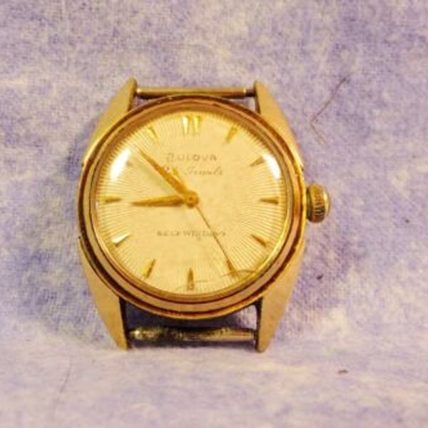 Bulova 23 Jewels Self Winding Six Adjustments 10K RG 10BPAC Men's Wrist ...