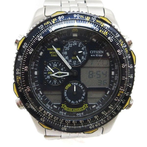 [Used] Citizen CITIZEN BLUE ANGELS Promaster Navihawk watch chronograph ...