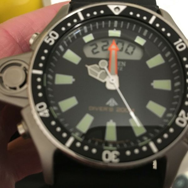 Citizen Aqualand JP2000-08E 200m Diver Depth Meter | WatchCharts