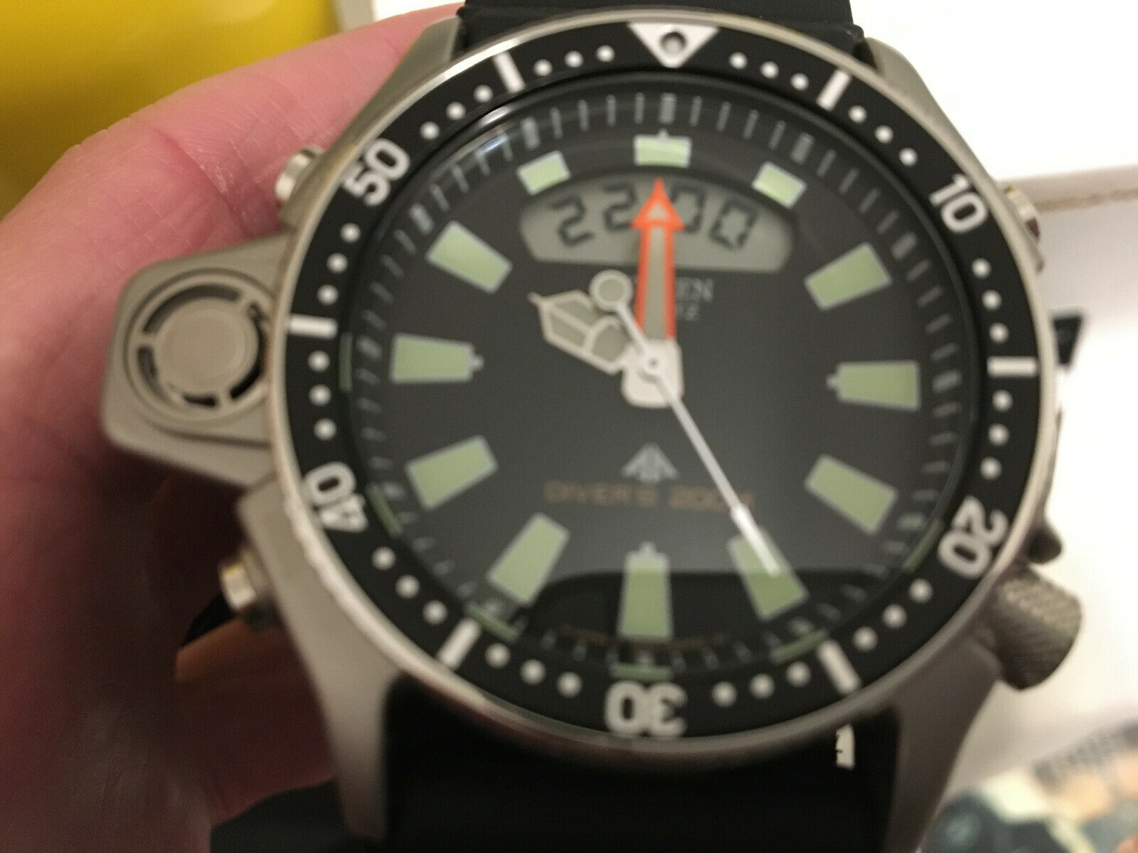 Citizen Aqualand JP2000-08E 200m Diver Depth Meter | WatchCharts