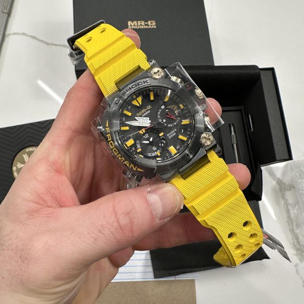 [WTS] BNIB G-Shock MR-G Yellow Frogman Anniversary LE! | WatchCharts ...