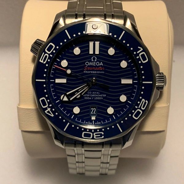 *MINT* Omega Seamaster Professional Diver 300M 42mm Blue Wave + NATO ...