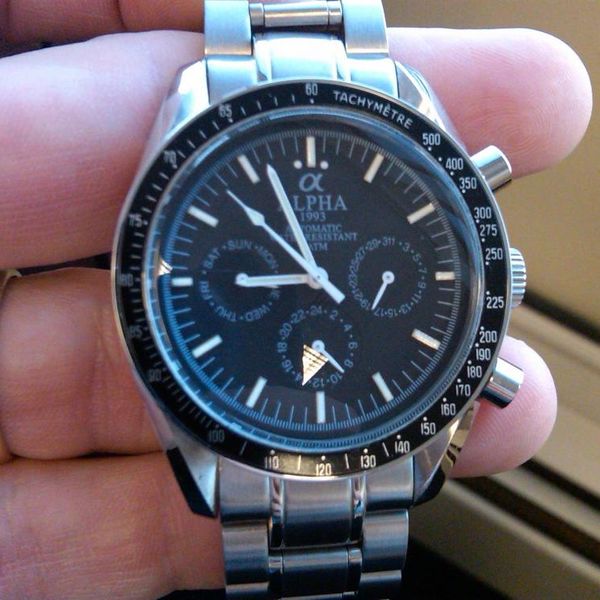FS- Alpha Speedmaster homage Automatic multifunction watch. New price ...