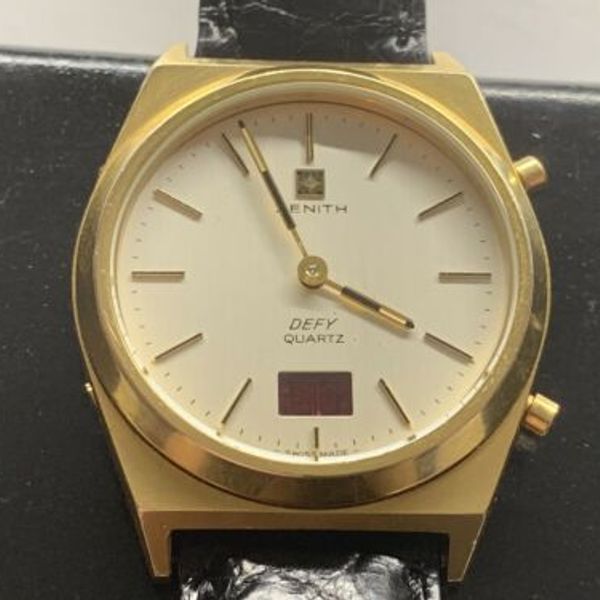 beautiful vintage zenith defy quartz led wristwatch ?? | WatchCharts