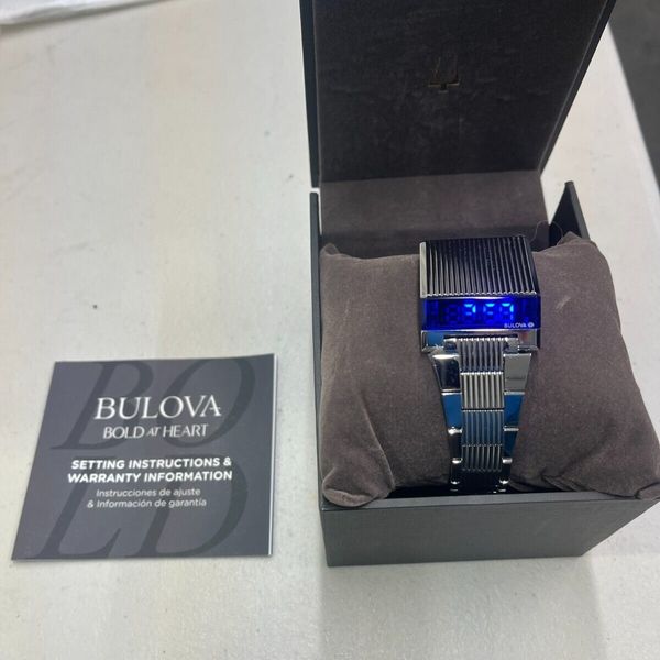 Bulova Computron Quartz Digital Men's Watch 96C139 - NIB | WatchCharts ...