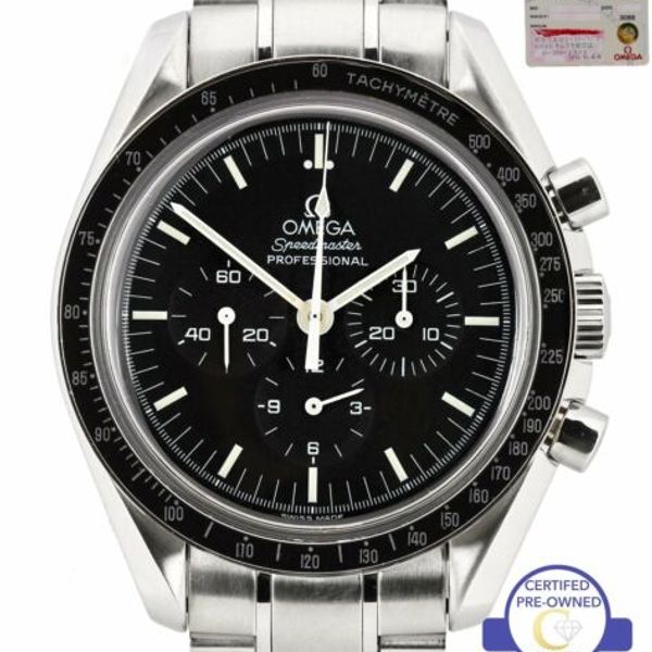 MINT Omega Speedmaster Sapphire Caseback Hesalite Chronograph 3572.50 ...