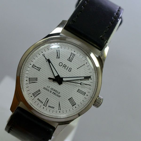 Vintage Oris Hand Wind Mechanical ST 96- 17 Jewels Men's Wrist Watch ...