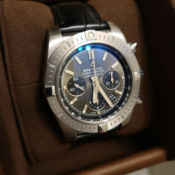 Breitling Chronomat 44 Blackeye w/Graphite Dial (brushed case and ...