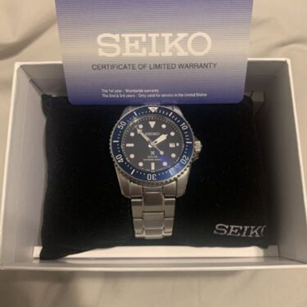 SEIKO SNE585 Men's Prospex Solar Blue Dial Diver 200m | WatchCharts ...