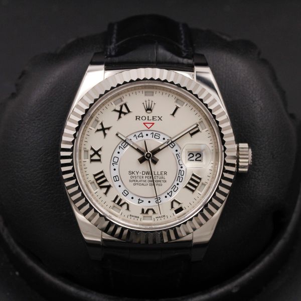 FSOT: Rolex Sky-Dweller - White Gold - 326139 - Ivory Roman Dial - 2018 ...