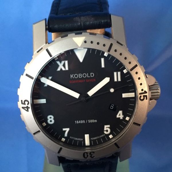 FS: Kobold Soarway Diver watch, Black California Dial, Automatic ...