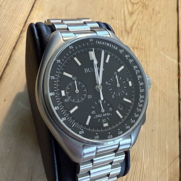 Bulova Lunar Pilot 96B258 44mm Stainless Steel Case Srainles Steel ...