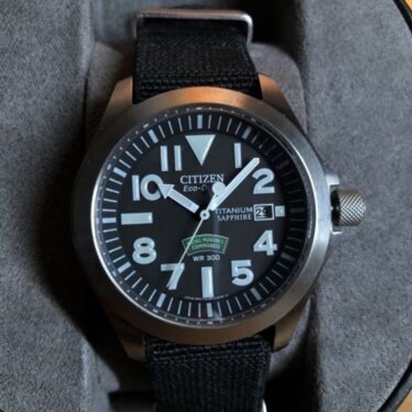 Citizen Eco Drive Promaster Tough Super Titanium Black Ray Mears Royal ...