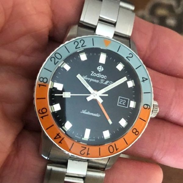 FS: Zodiac Aerospace GMT LE Gulf Colors | WatchCharts