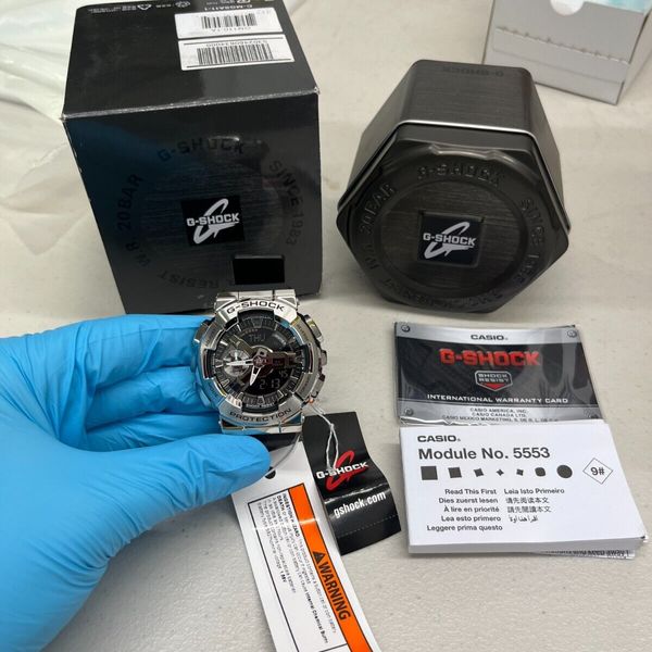 Casio G-SHOCK GM110-1A Analog-Digital Steel Black Strap Watch NEW | WatchCharts Marketplace