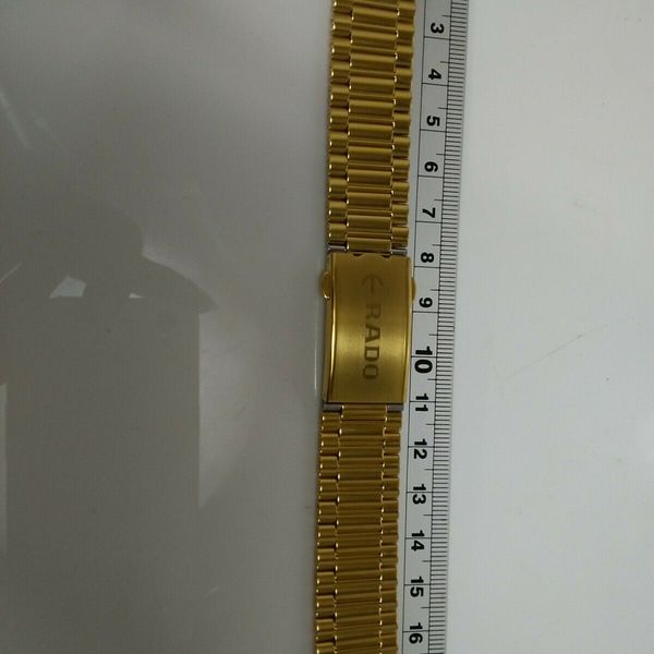 RADO DIASTAR 18MM RARE BELT FOR MEN'S WRISTWATCH STAINLESS STEEL HIQ ...