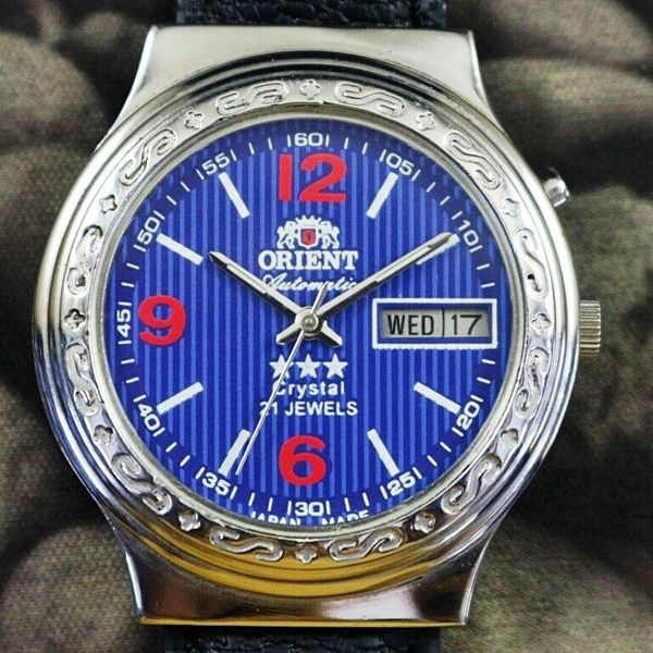 ORIENT 3 STAR AUTOMATIC CAL.46943 JAPAN MEN'S USED OLD WATCH - WORKING ...