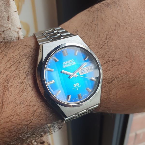 [WTS] Seiko Actus Cyan Blue Dial Year-1974 JDM Rare Vintage Watch $299 ...