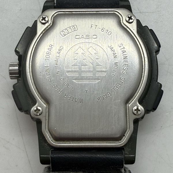 Casio Illuminator Forester Men's 100M WR Wristwatch 2319 FT-610 Green ...