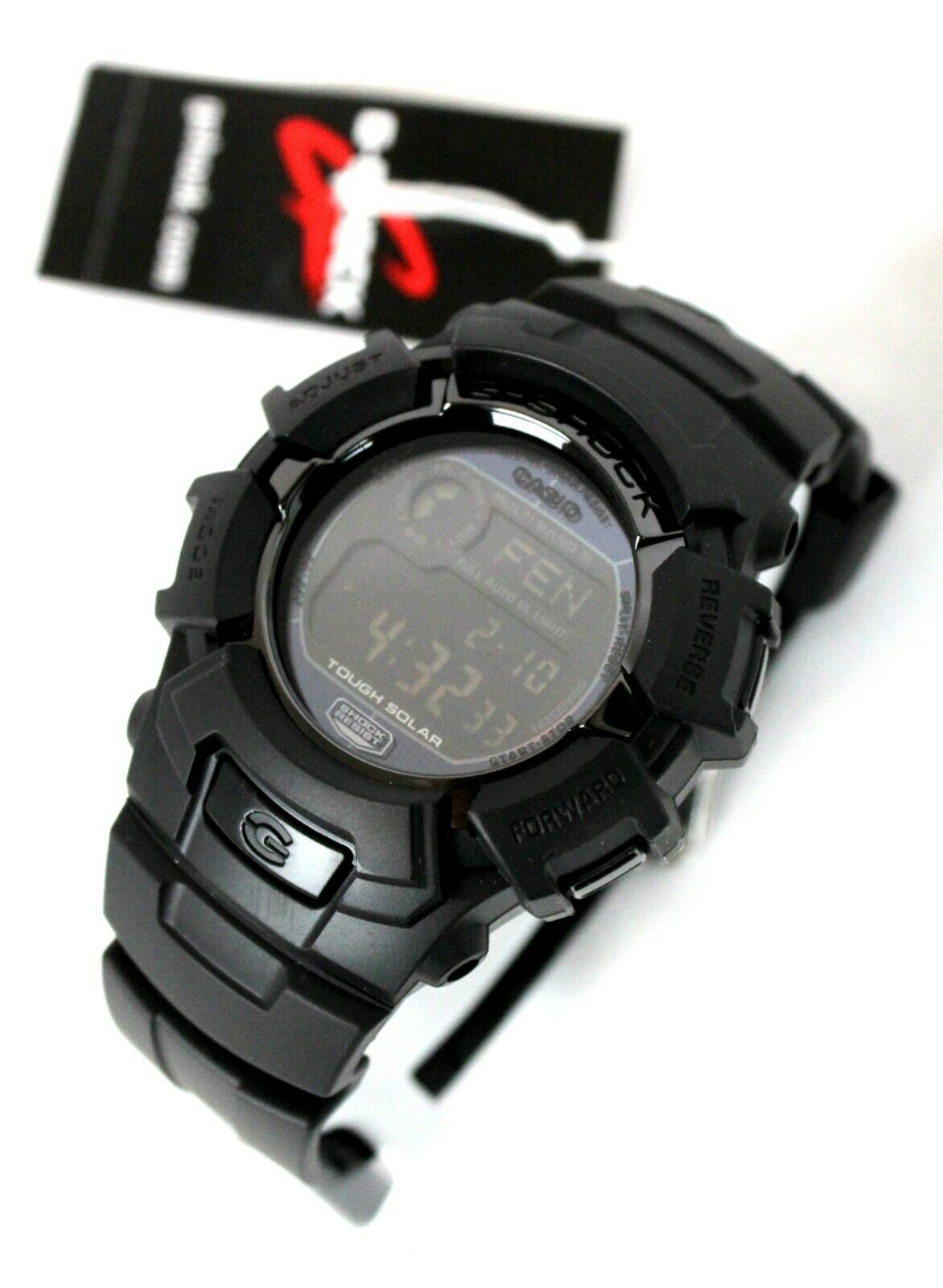 Casio G-Shock Solar Atomic Wrist Watch for Men- Black | WatchCharts