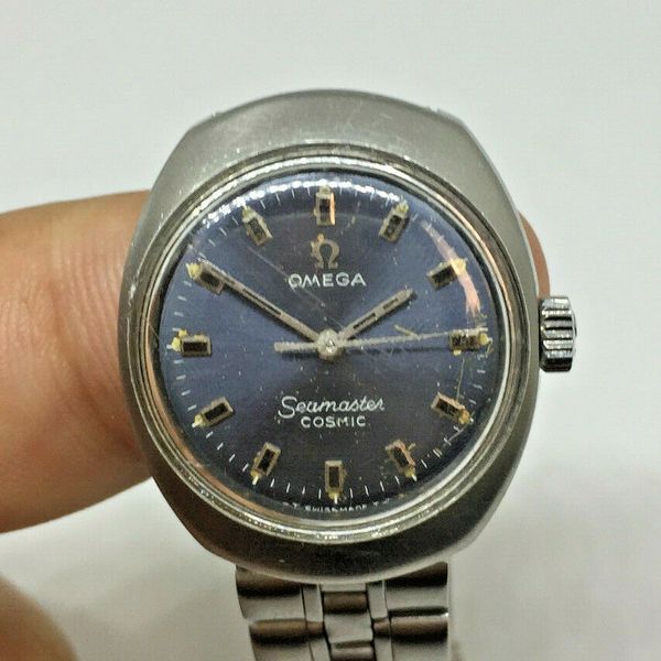 ORIGINAL OMEGA AUTOMATIC Seamaster COSMIC LADIES STAINLESS STEEL 535016 ...