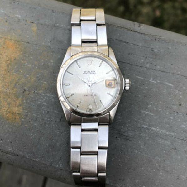Vintage Authenticated Rolex 6466 Oysterdate Precision SS C. 1965 (Read ...