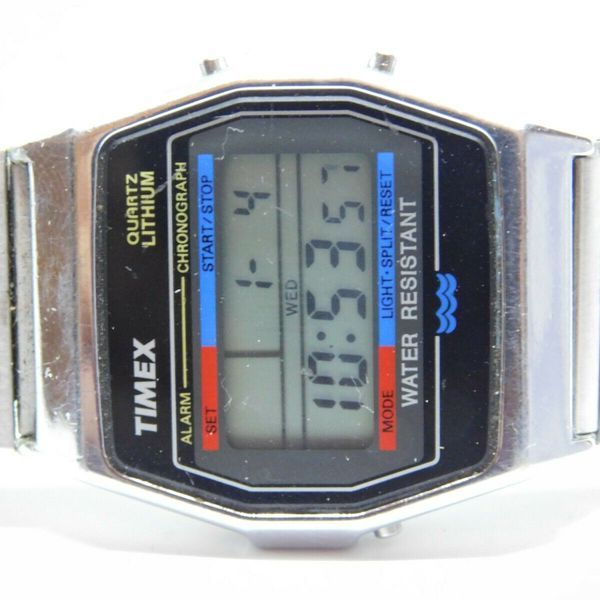 Vintage Timex Alarm Chronograph Quartz Digital Men's Watch | WatchCharts