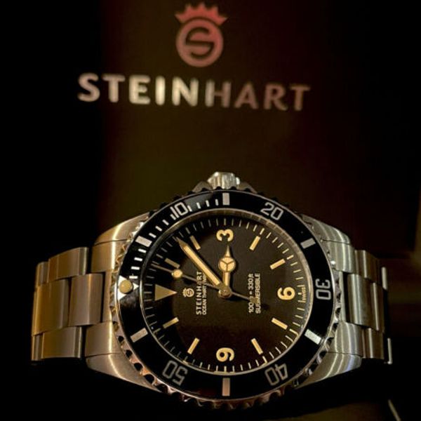 SUPER STEINHART GNOMON COLLABORATION EXPLORER 39 AUTOMATIC DIVERS WATCH ...