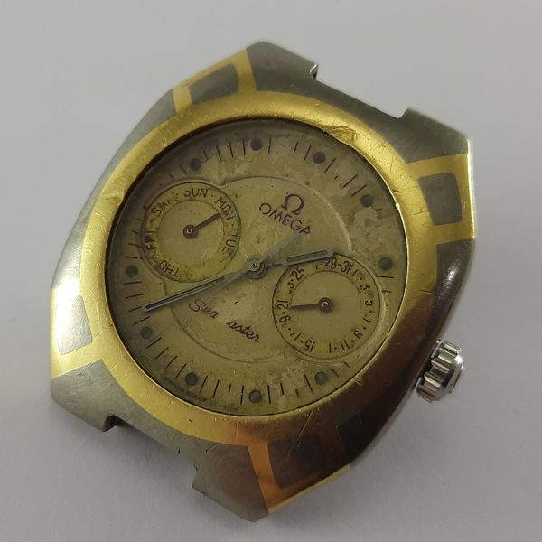 Omega Seamaster Polaris Titan/Gold Ref 396.1000 120m 1444 Caliber ...